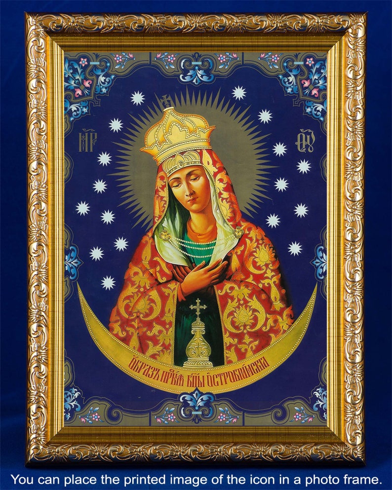 Ostra Brama Icon, Mother of God Print (digital Download) - Etsy