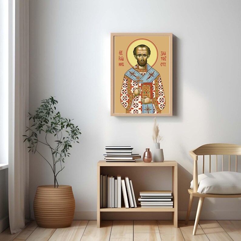 John Chrysostom Holy Archbishop, Download Digital File for Printing ...