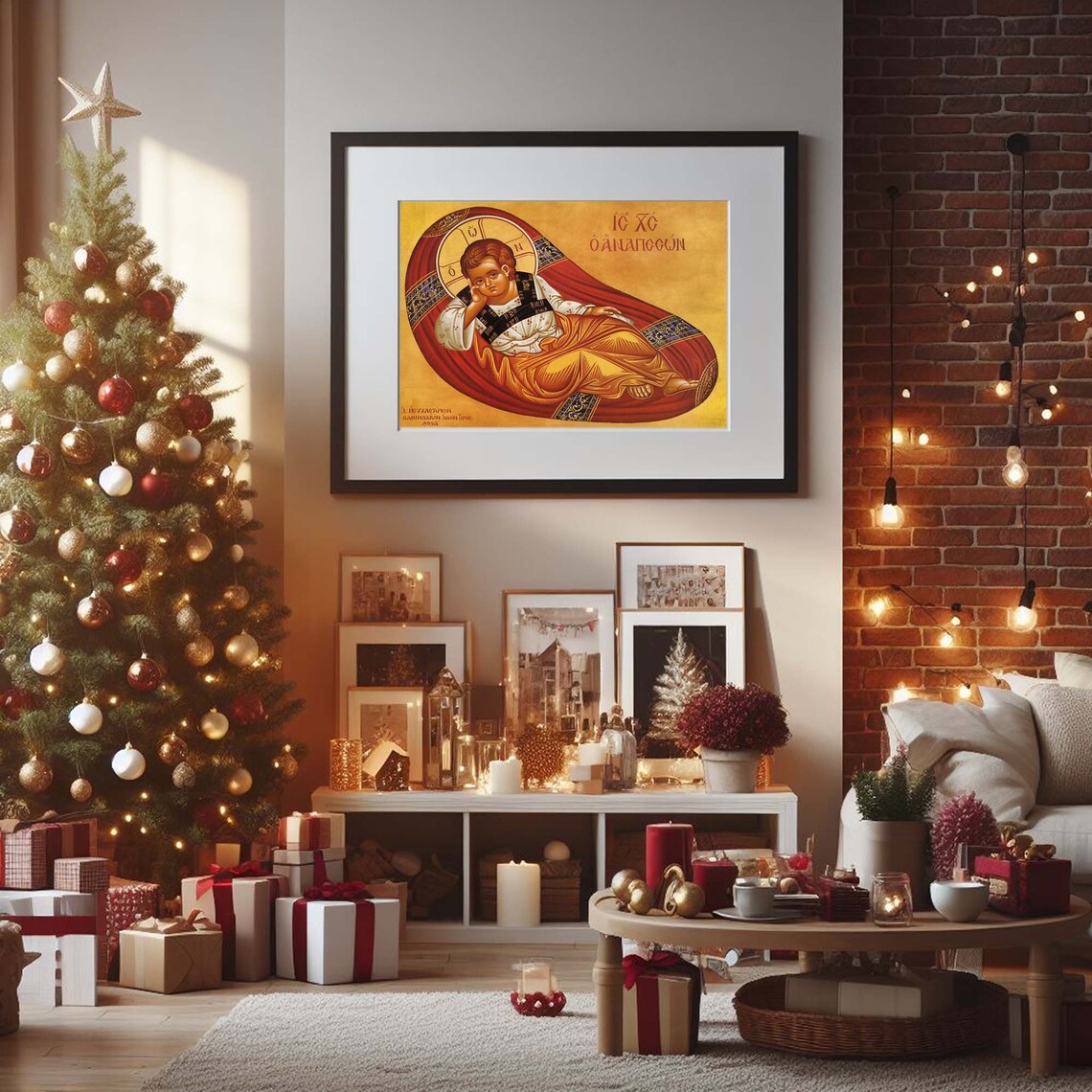 Icon of the Nativity of Christ PRINTABLE DIGITAL DOWNLOAD. Religious ...