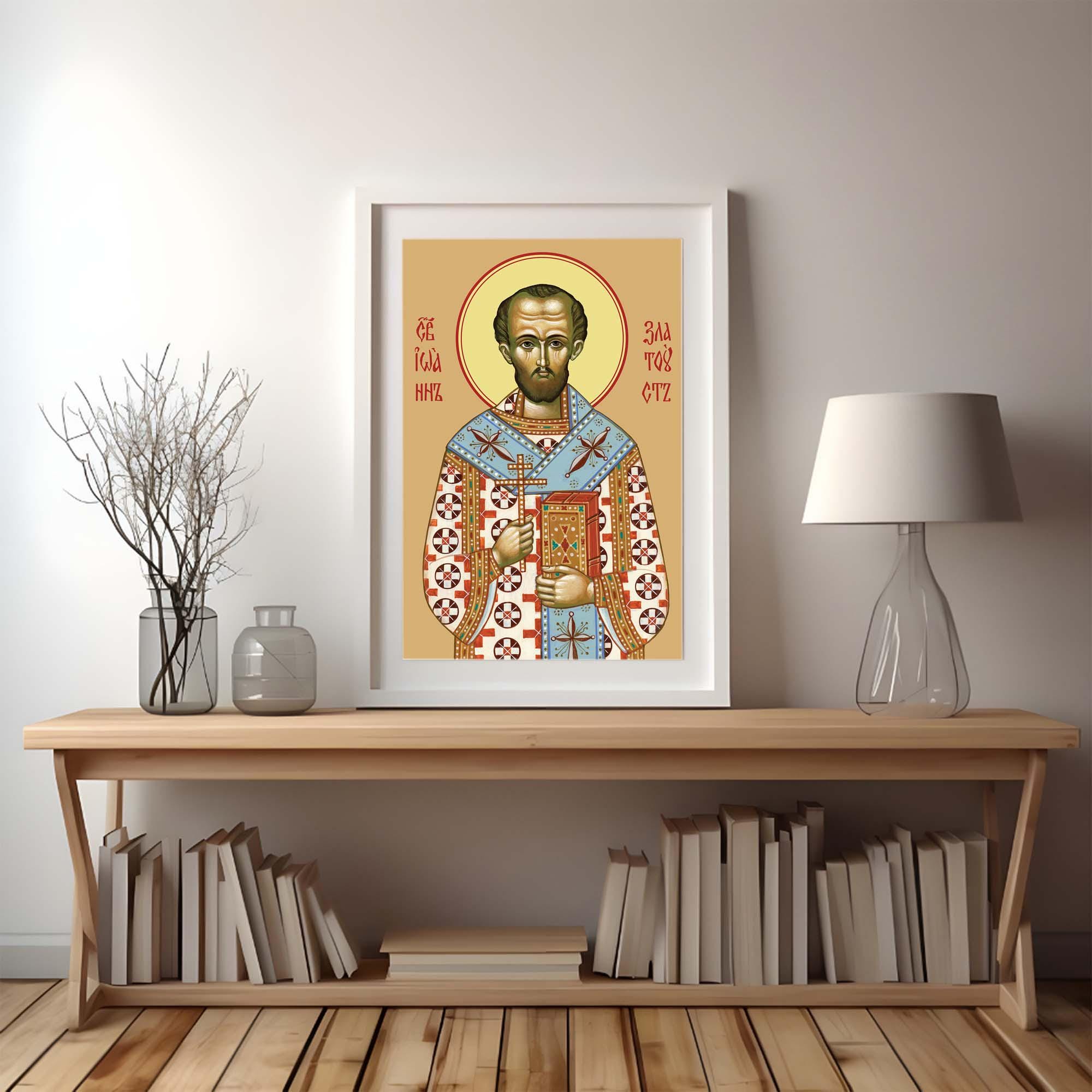 John Chrysostom Holy Archbishop, Download Digital File for Printing ...