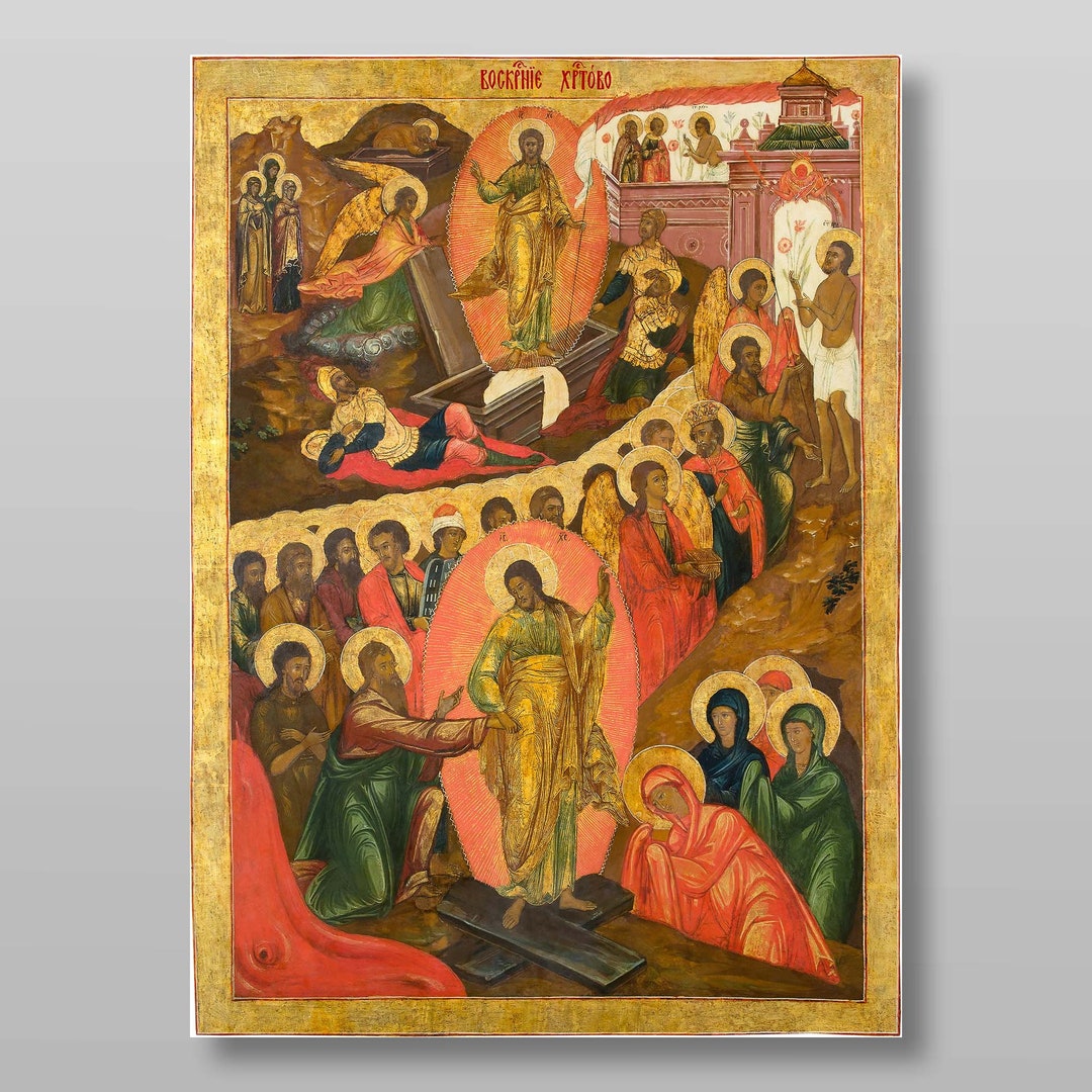 Resurrection of Christ. Harrowing of Hades Download Digital File for ...
