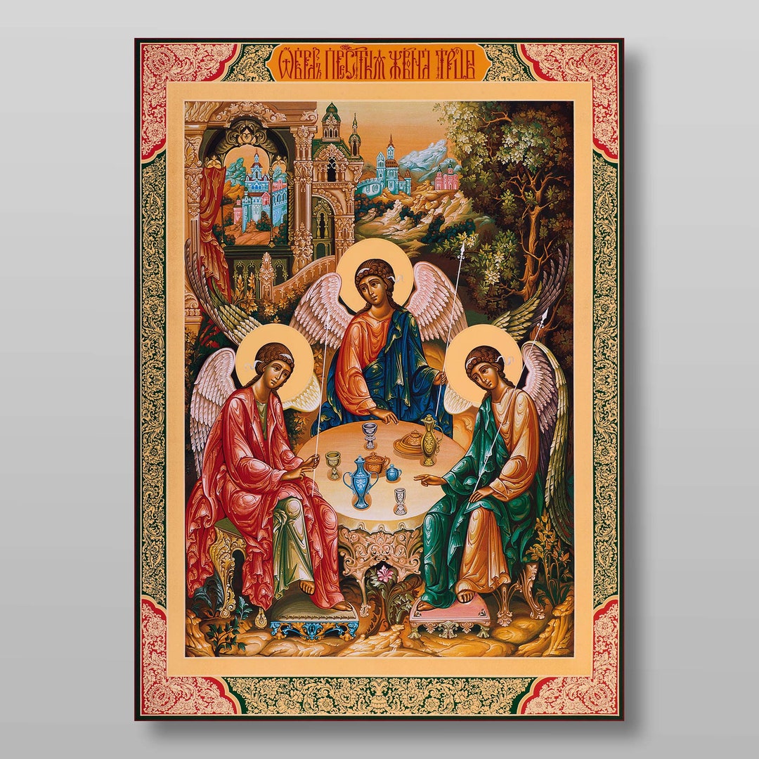 The Holy Trinity Download Digital File for Printing Orthodox Icon. - Etsy