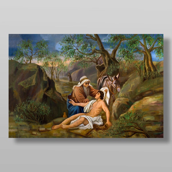 Jesus the Good Samaritan Icon - Etsy