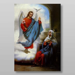 Annunciation Download Digital File for Printing Orthodox Icon. - Etsy