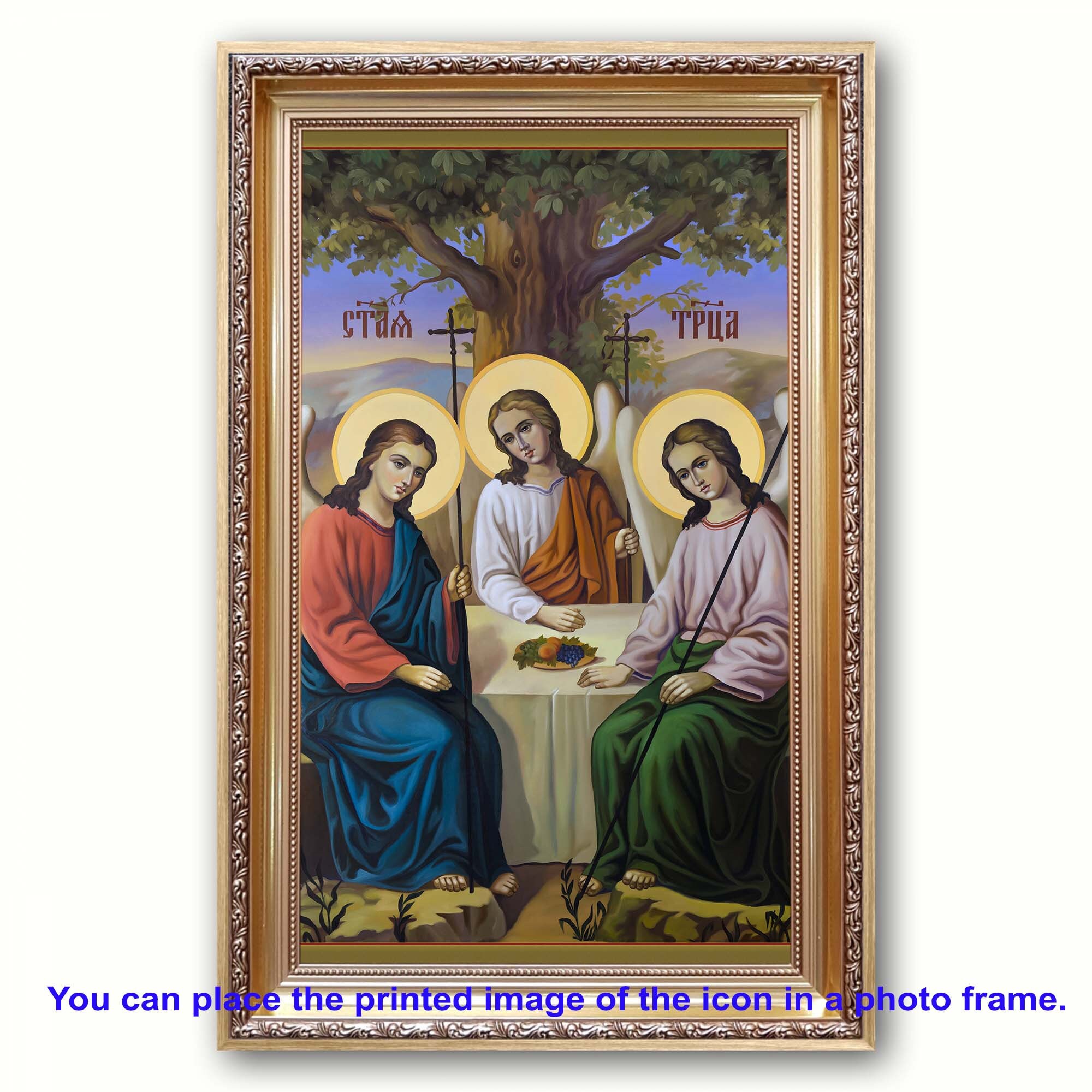 The Holy Trinity Download Digital File for Printing Orthodox Icon. - Etsy