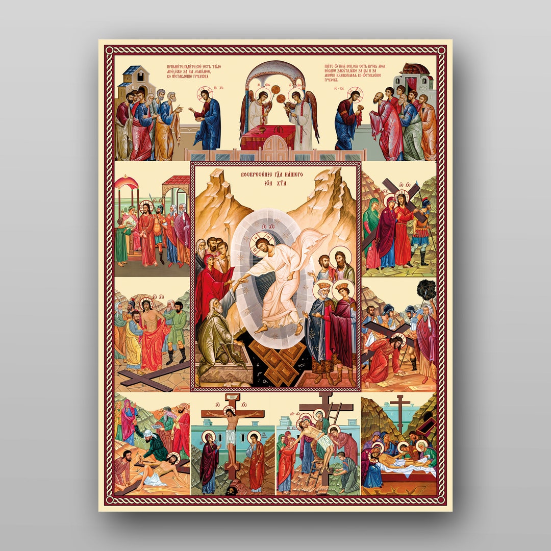 Resurrection of Christ Icon – Orthodox Christian Art (digital Download ...