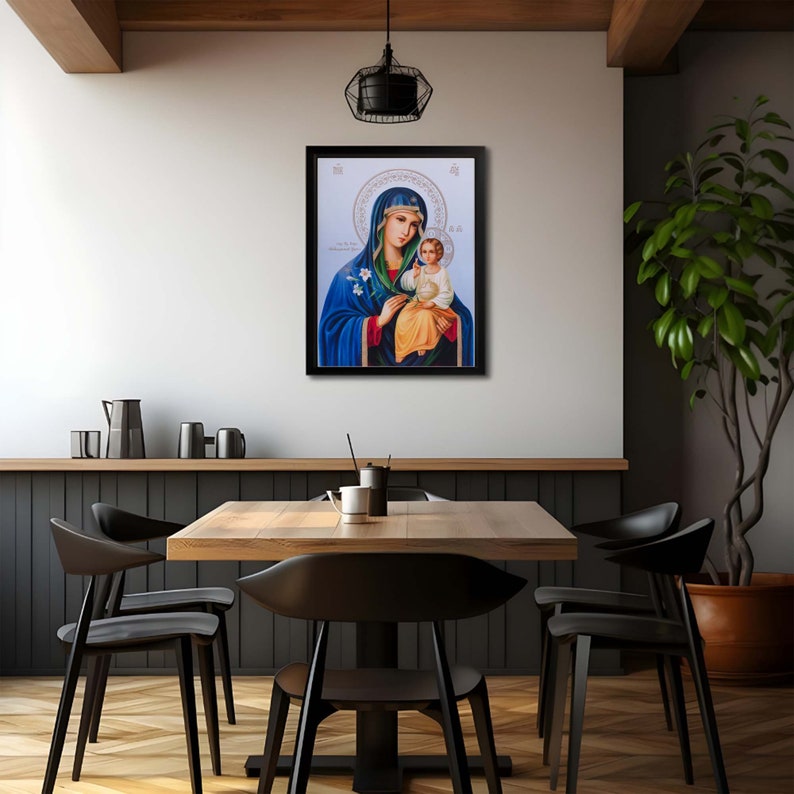 Unfading Flower Icon of the Mother of God Download Digital File for ...