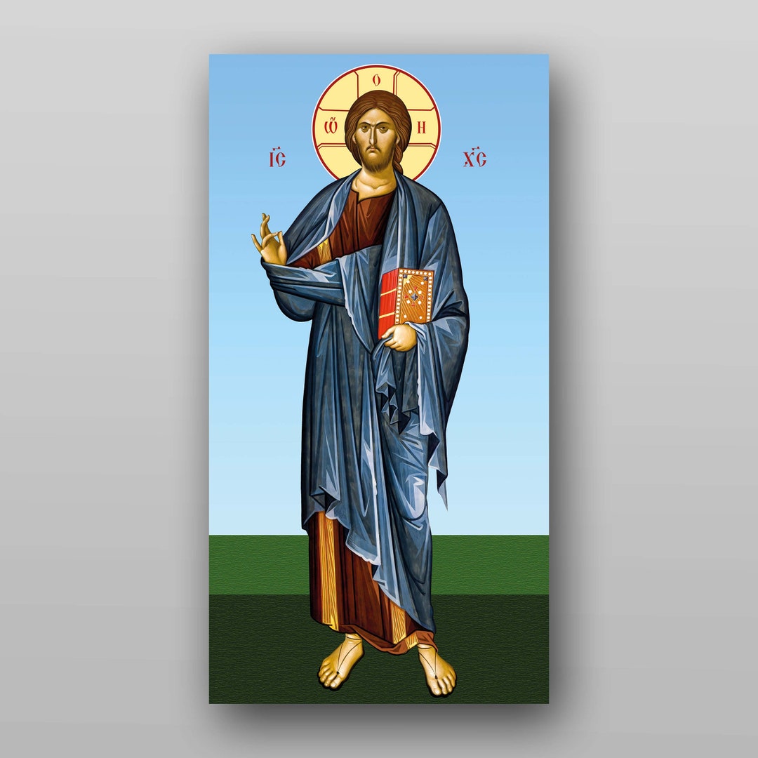 Icon of the Jesus Christ PRINTABLE DIGITAL DOWNLOAD. Religious ...