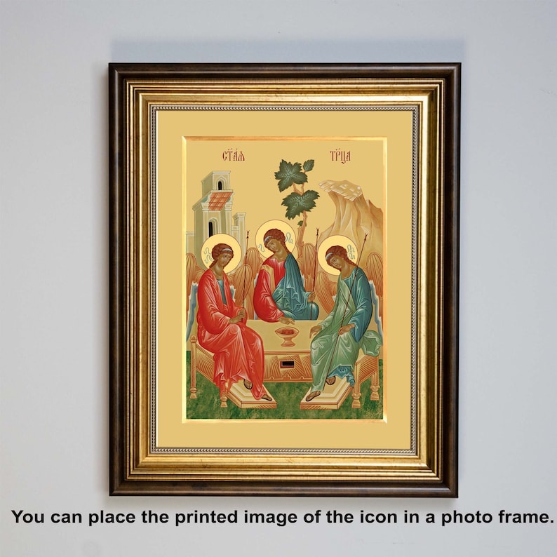 The Holy Trinity Download Digital File for Printing Orthodox Icon. - Etsy