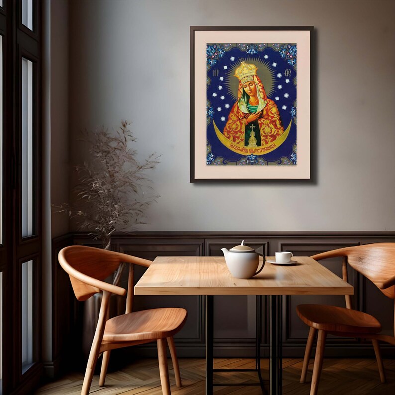 Ostra Brama Icon, Mother of God Print (digital Download) - Etsy