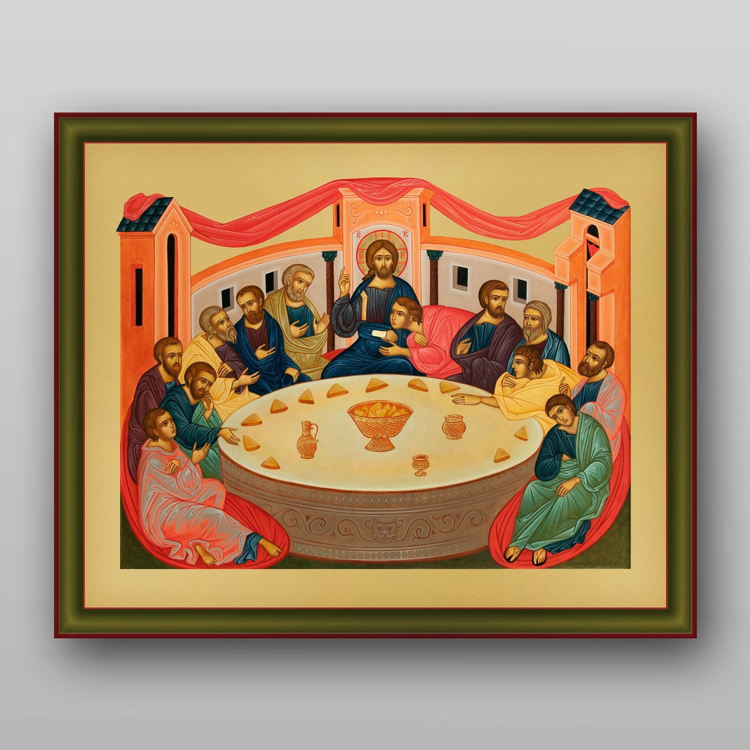 The Last Supper - PRINTABLE DIGITAL DOWNLOAD. Religious Christian ...