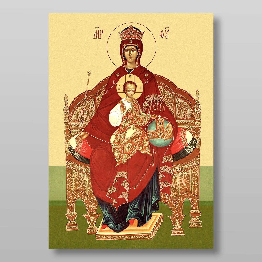 Icon of the Mother of God of Reigning Download Digital File for ...