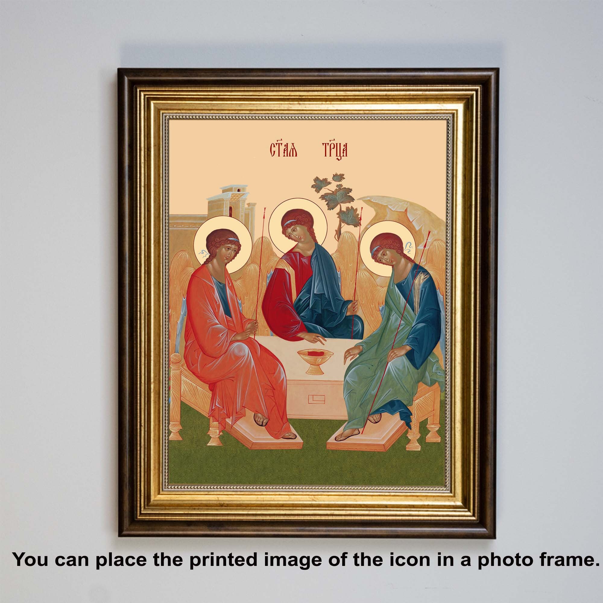 The Holy Trinity Download Digital File for Printing Orthodox Icon. - Etsy