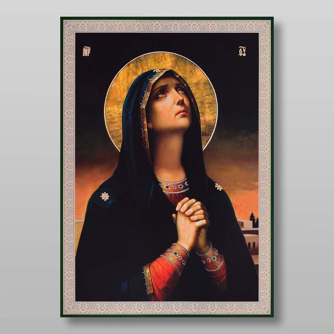 Our Lady of Weeping Download Digital File for Printing Orthodox Icon ...