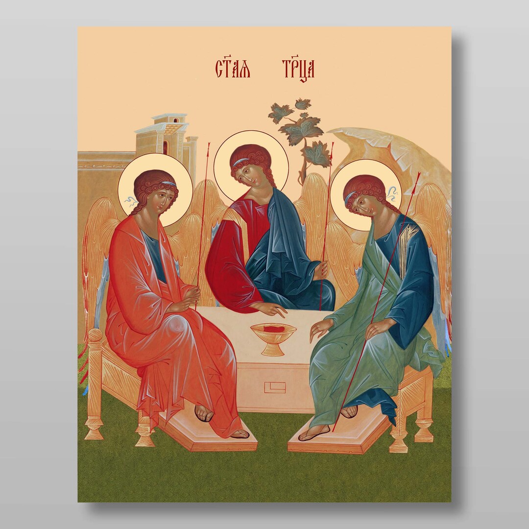 The Holy Trinity Download Digital File for Printing Orthodox Icon. - Etsy
