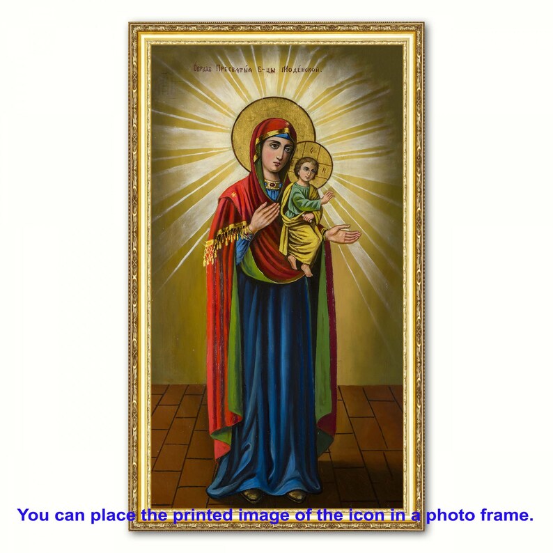 Modena Icon of the Mother of God Download Digital File for Printing ...