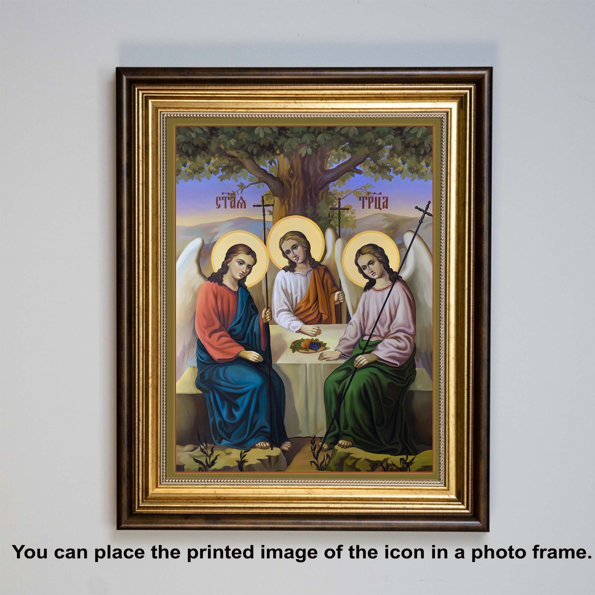 The Holy Trinity Download Digital File for Printing Orthodox Icon. - Etsy