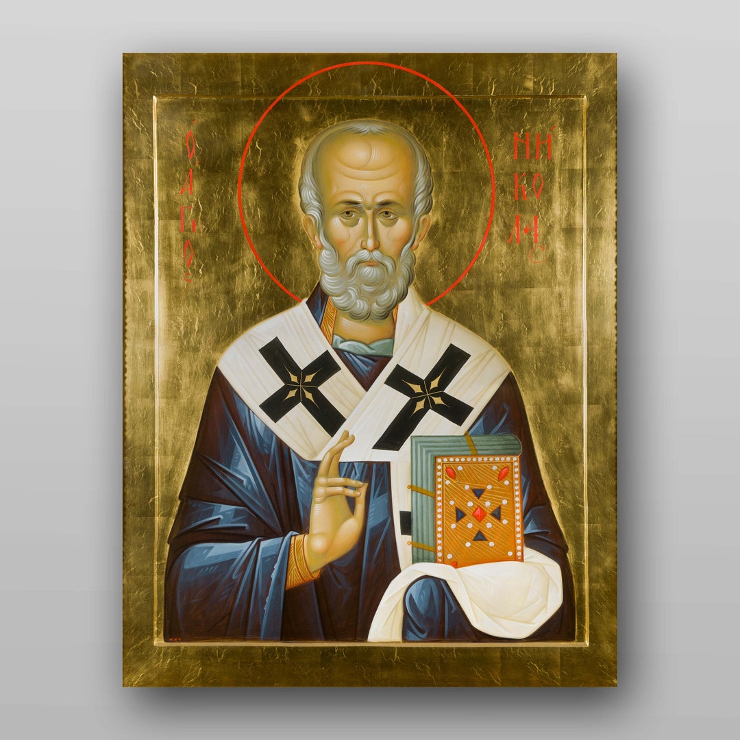 Icon of the Saint Nicholas PRINTABLE DIGITAL DOWNLOAD. - Etsy