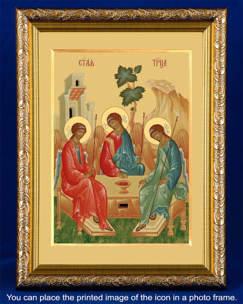 The Holy Trinity Download Digital File for Printing Orthodox Icon. - Etsy