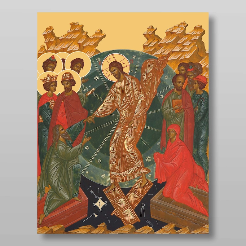 Resurrection of Christ. Harrowing of Hades Download Digital File for ...