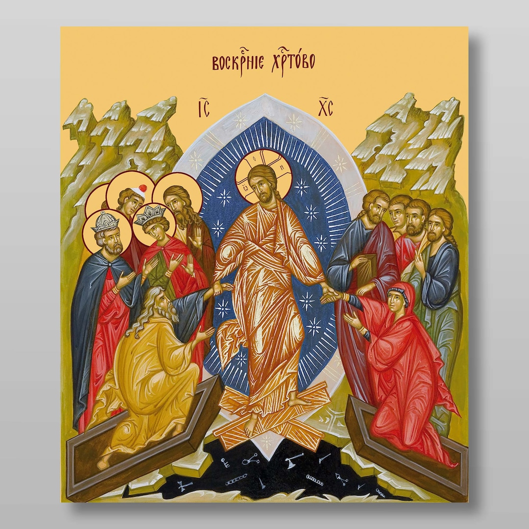Resurrection of Christ. Harrowing of Hades Download Digital File for ...