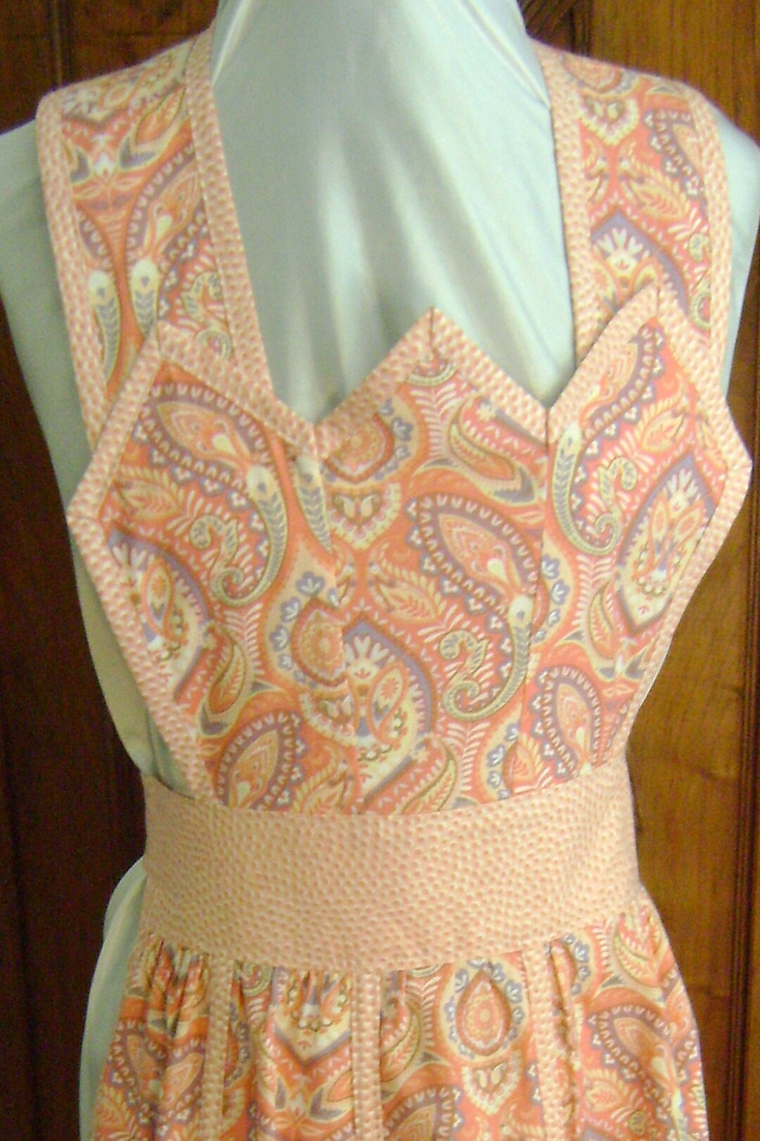 Full Length Apron Made From a Vintage Pattern, Size Small - Etsy