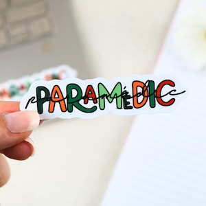 Paramedic Sticker | Healthcare Professional, Paramedic, Paramedic ...