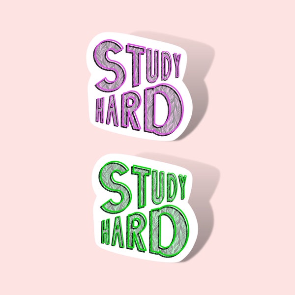 Study Hard - Etsy