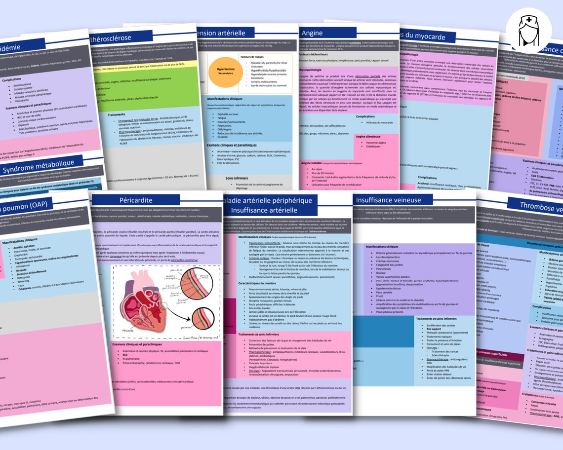 Cardiovascular System Study Sheets | Nursing, Nurse, Nursing Science ...