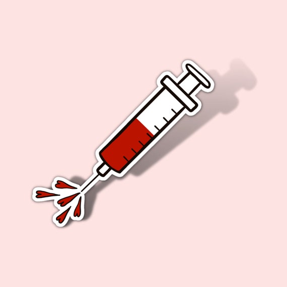 Syringe Sticker Nursing Sticker Medical Sticker Nurse - Etsy