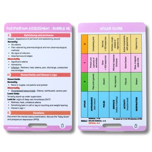 EN Postpartum Assessment and APGAR Score, Mother Baby, Nursing ...