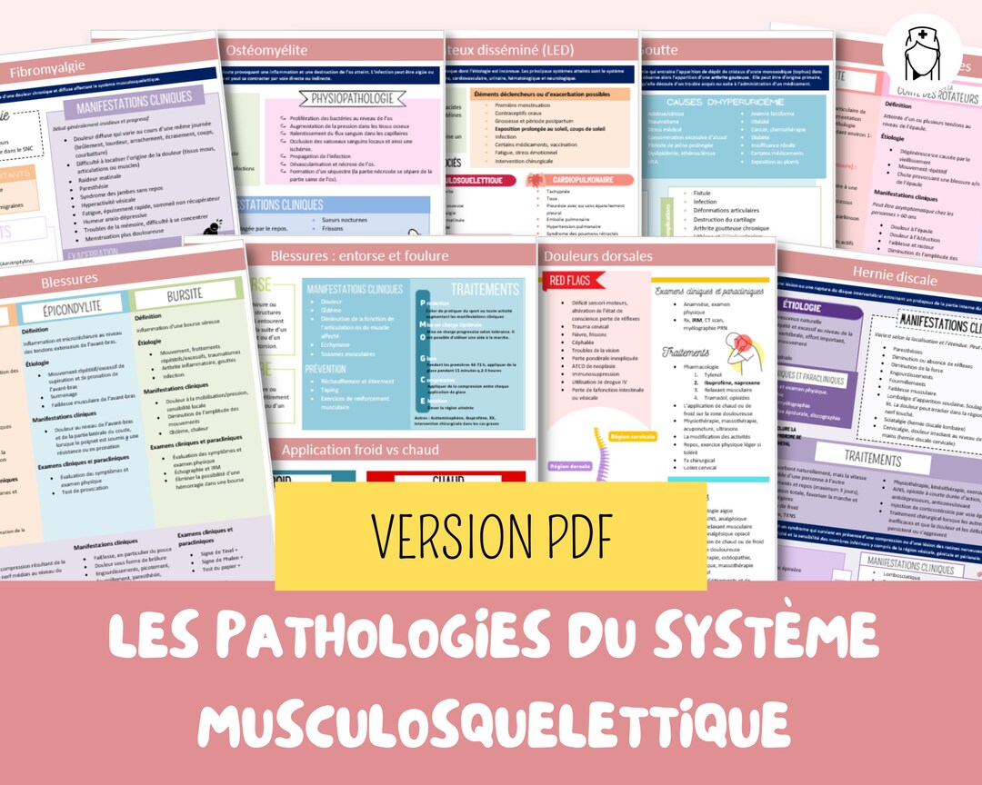 PDF Musculoskeletal System Study Sheets Nursing, Nursing Study, Nursing ...