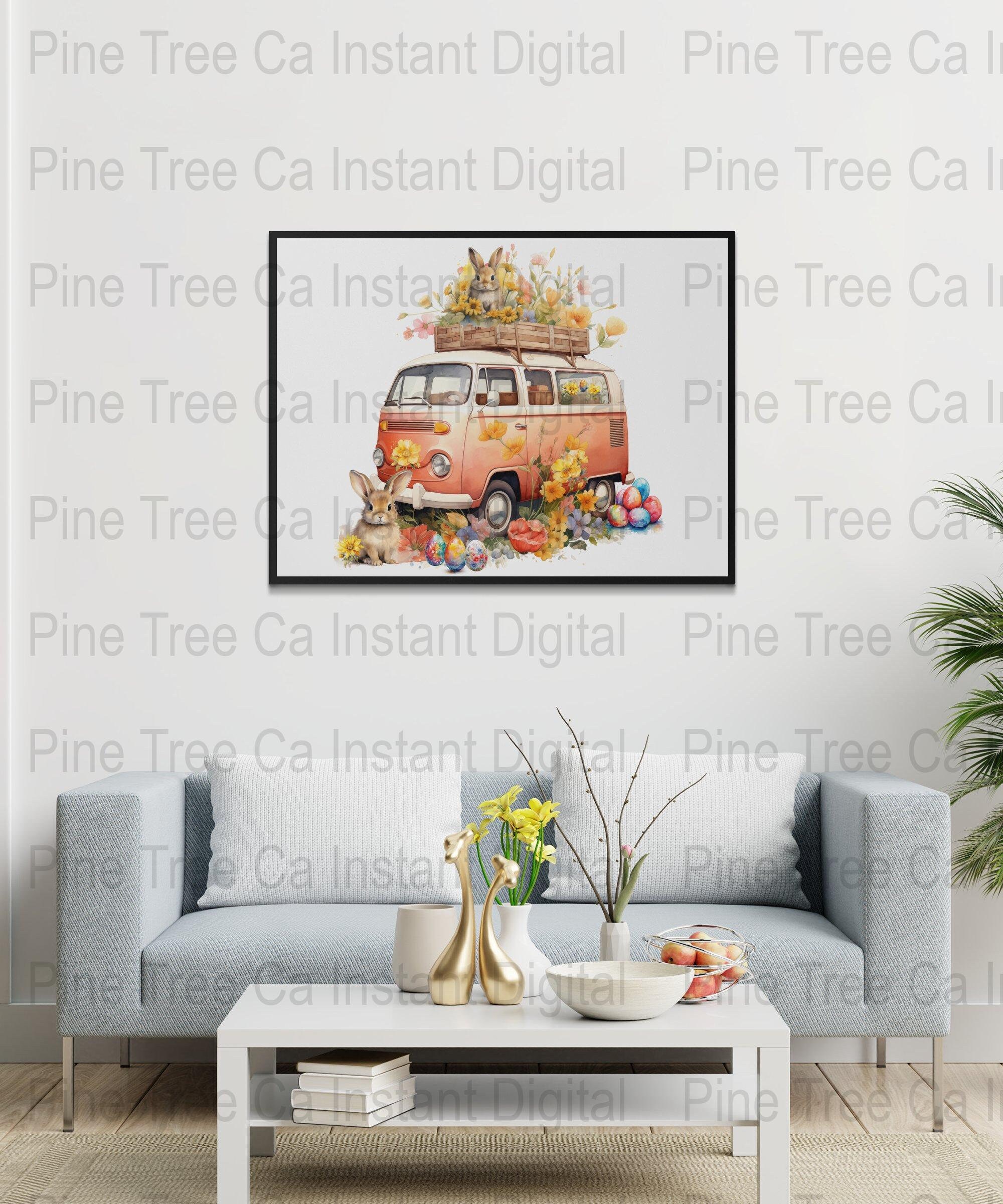 Watercolor Easter Clipart 4 Transparent Pngs Files and 1 JPG File ...