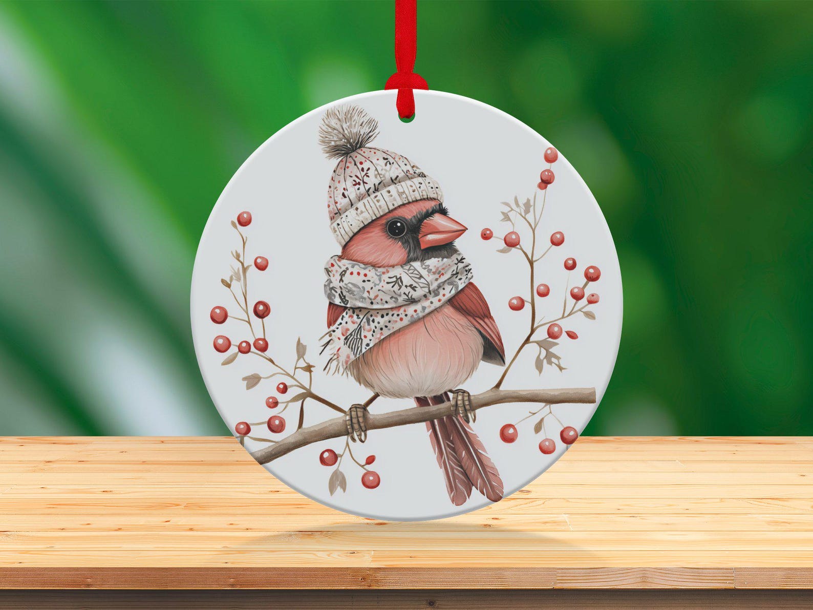 Winter Botanicals PNG , Cardinal Bird PNG - Botanical Christmas ...