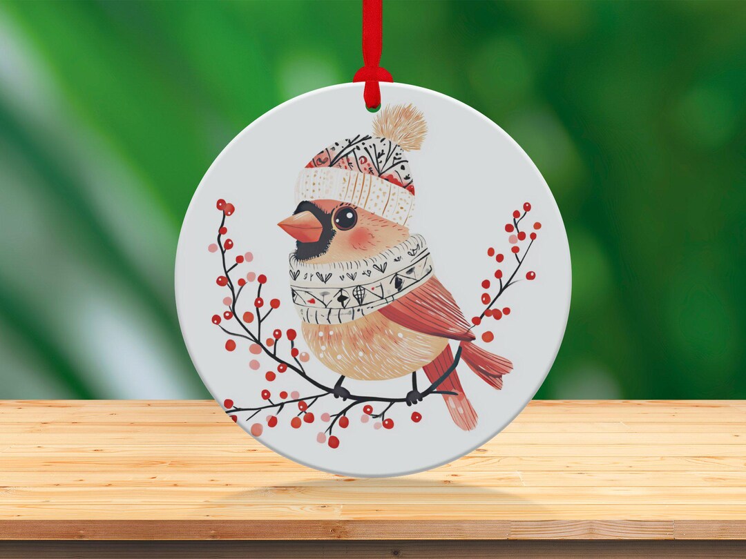 Winter Botanicals PNG , Cardinal Bird PNG - Botanical Christmas ...