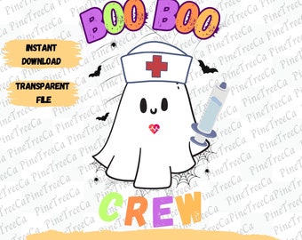 Ghost Boo Boo Crew Png - Etsy