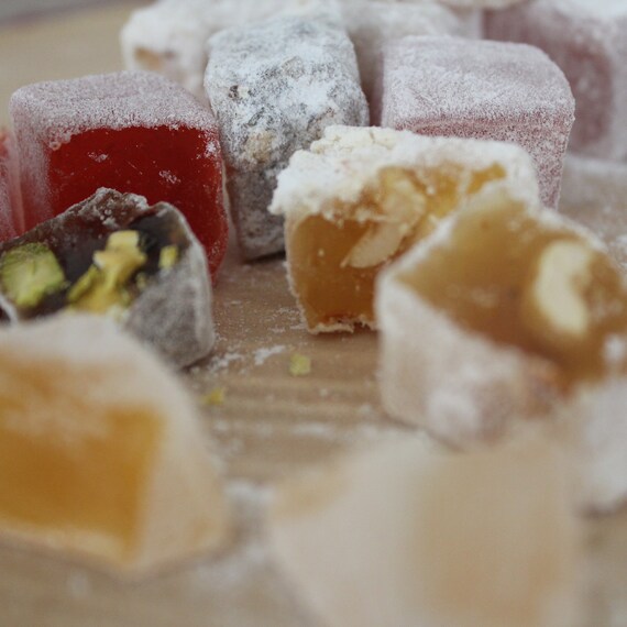 Turkish Delight Assorted Traditional Turkish Delight With - Etsy