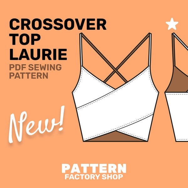 Crossover Top - Etsy