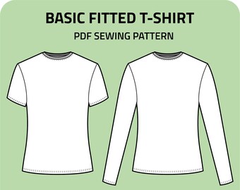 Long Shirt Pattern | Etsy