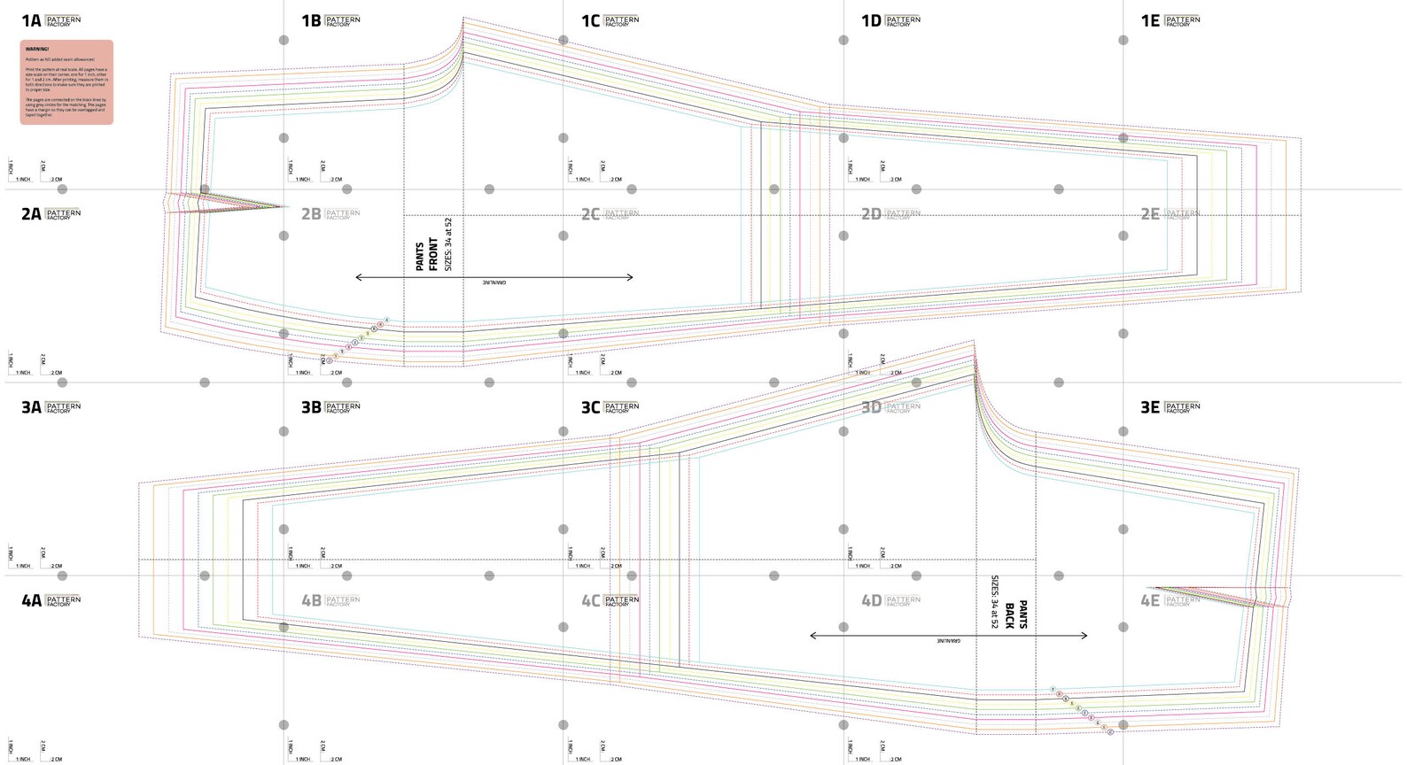 Woman's Basic Blocks PDF Sewing Patterns - Basic Skirt, A-line Skirt ...