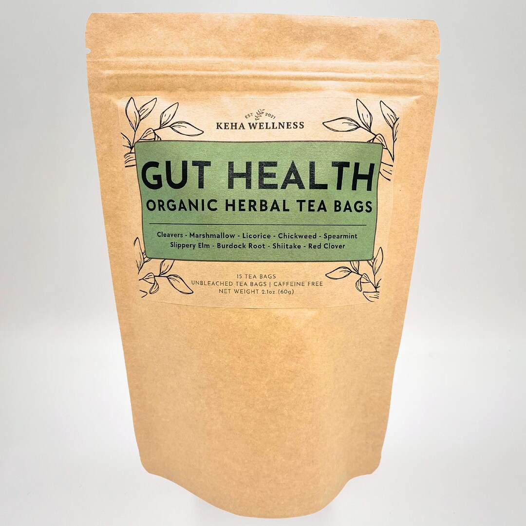 Gut Health Tea Bags (15), Leaky Gut Tea, Healthy Microbiome Tea ...