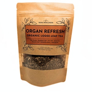 Organ Refresh Loose Leaf Herbal Tea, Organ Detox and Cleanse Blend ...