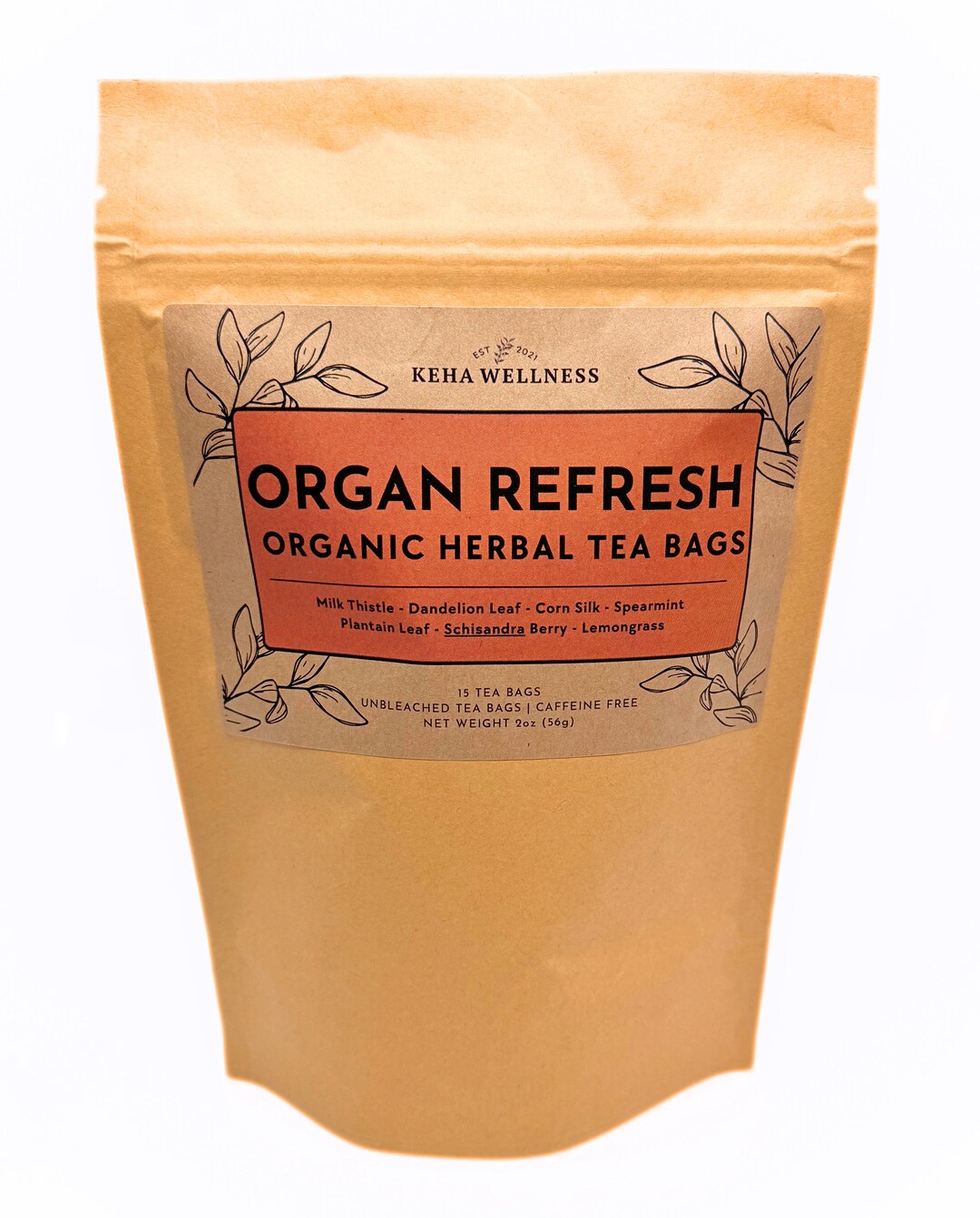 Organ Refresh Herbal Tea, Organ Detox and Cleanse Blend, Supports Organ ...