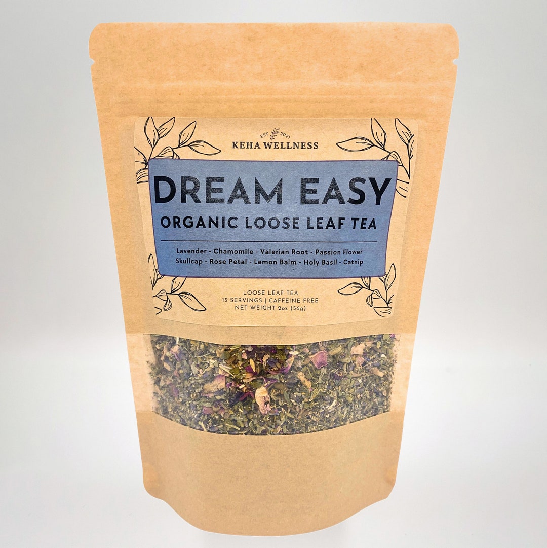 Loose Leaf Sleep Tea 2oz Organic Herbal Tea Relaxing Tea Natural Sleep ...