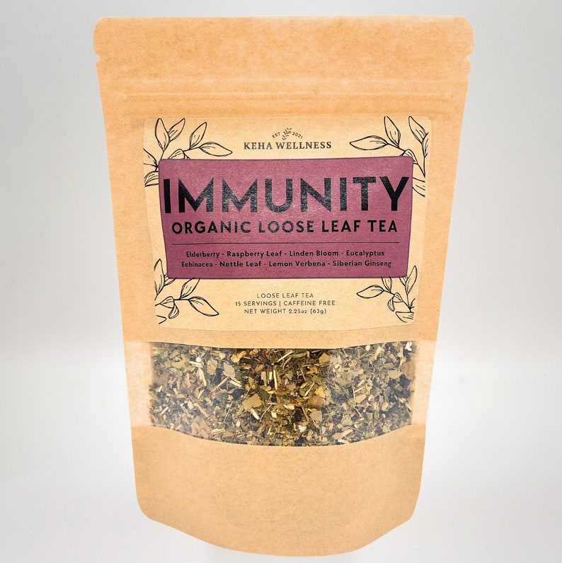 Loose Leaf Immunity Tea 2oz Organic Herbal Tea Immune - Etsy
