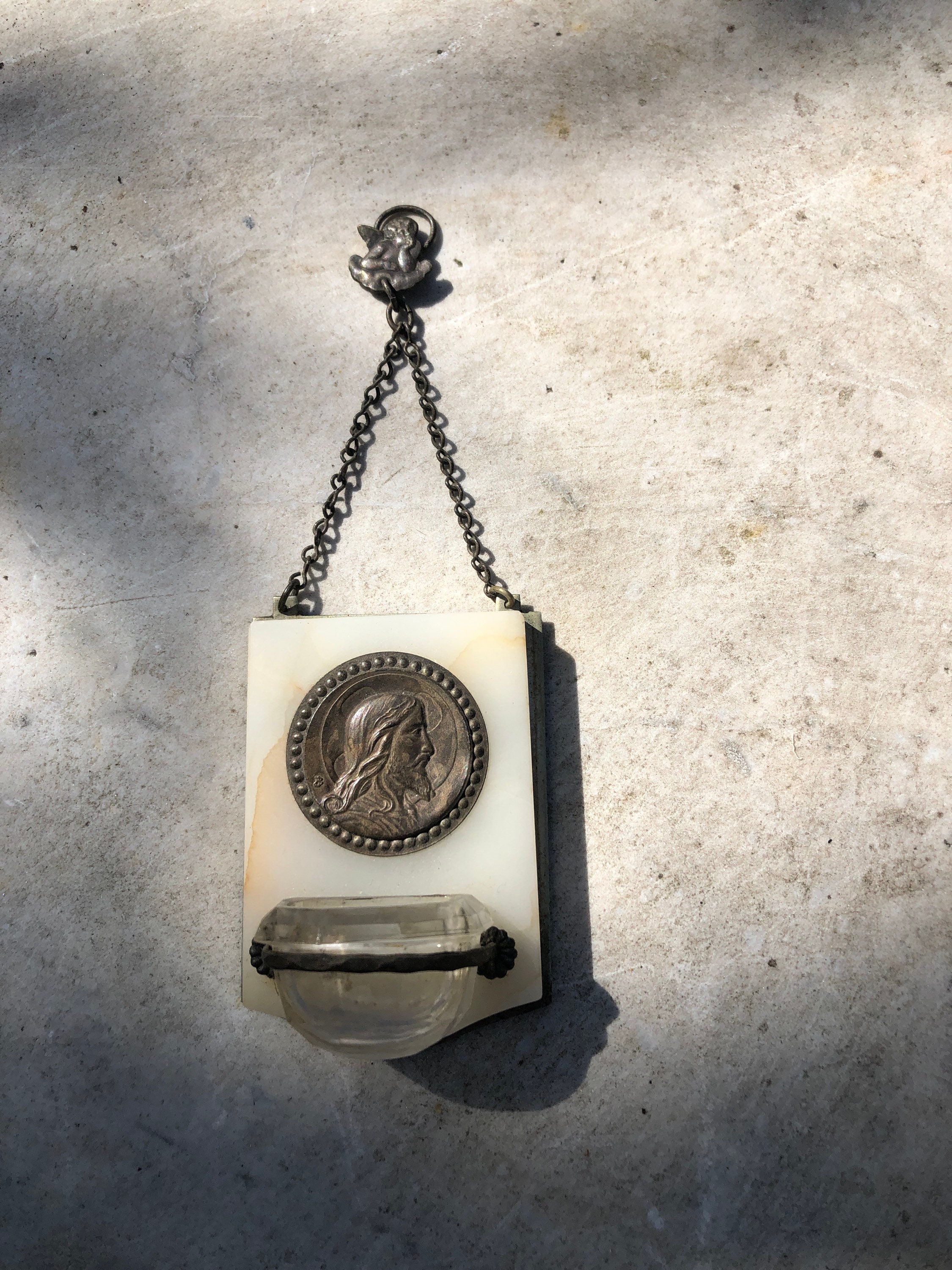 Miniature Benetier Holy Water Stoup Religious Medallion - Etsy