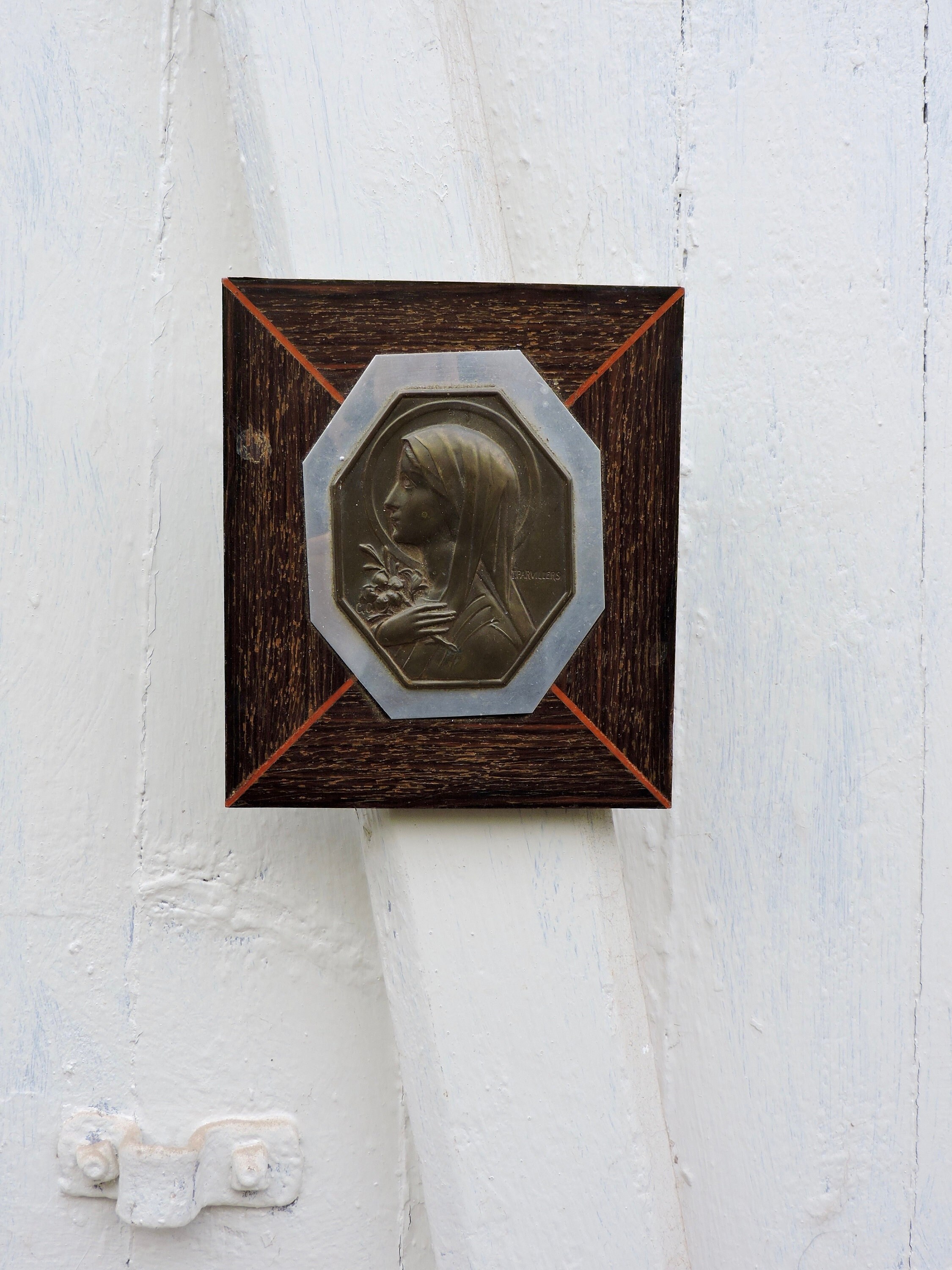 Antique Virgin Mary Wall Plaque Mary Medallion Religious - Etsy