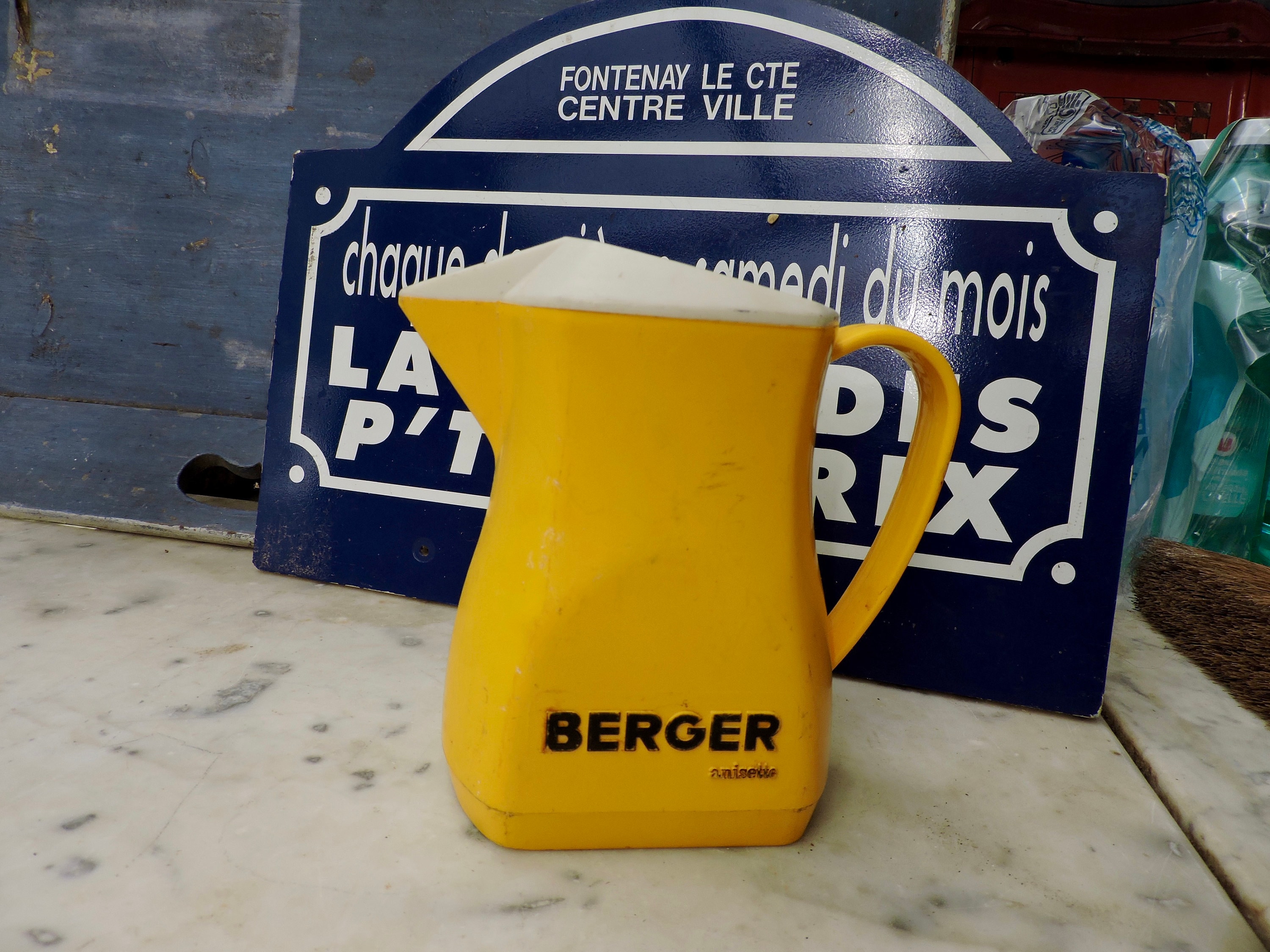 1960s Berger Anisette Pastis/Water Jug Vintage French Bistro - Etsy Polska
