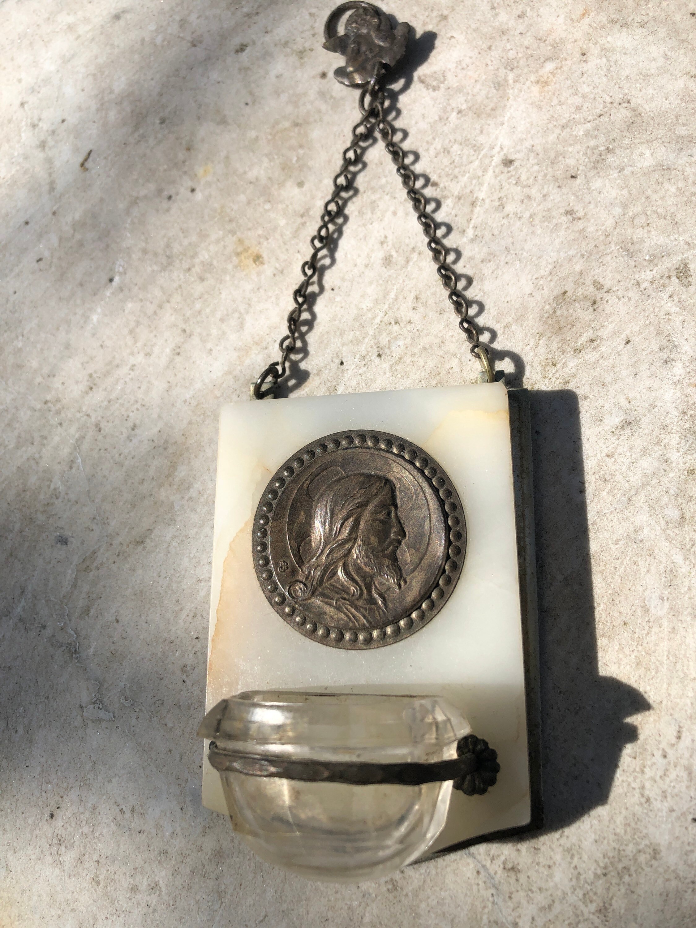 Miniature Benetier Holy Water Stoup Religious Medallion - Etsy
