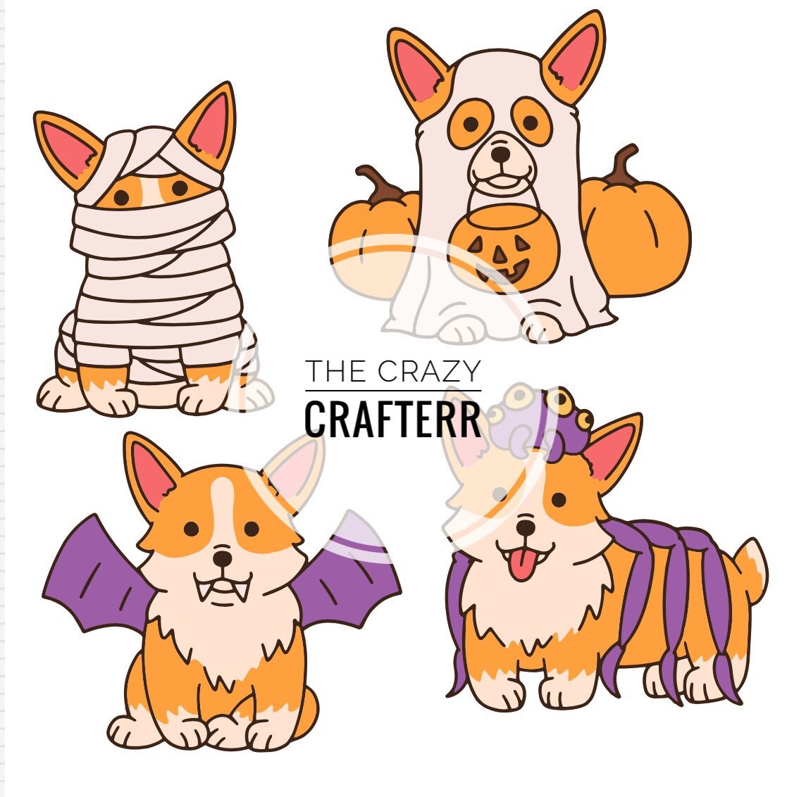 Spooky Corgi Season - Etsy